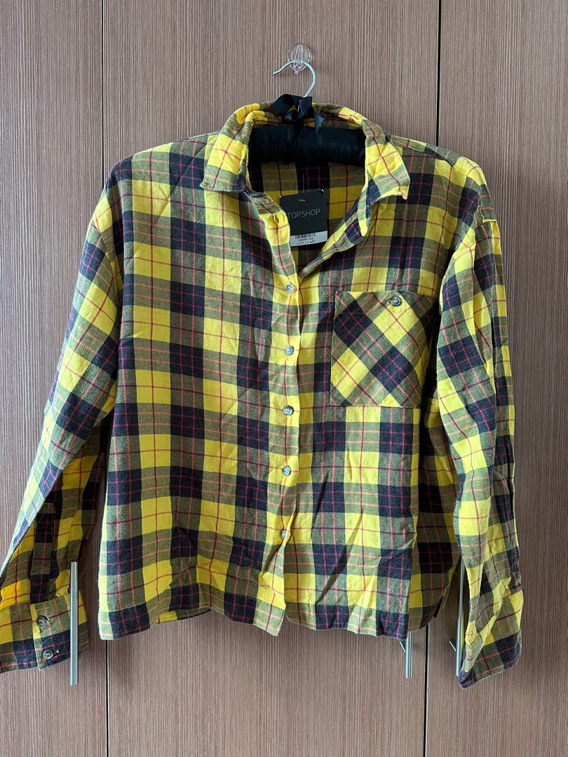 Checkered polo, Women's Fashion, Coats, Jackets and Outerwear on Carousell
