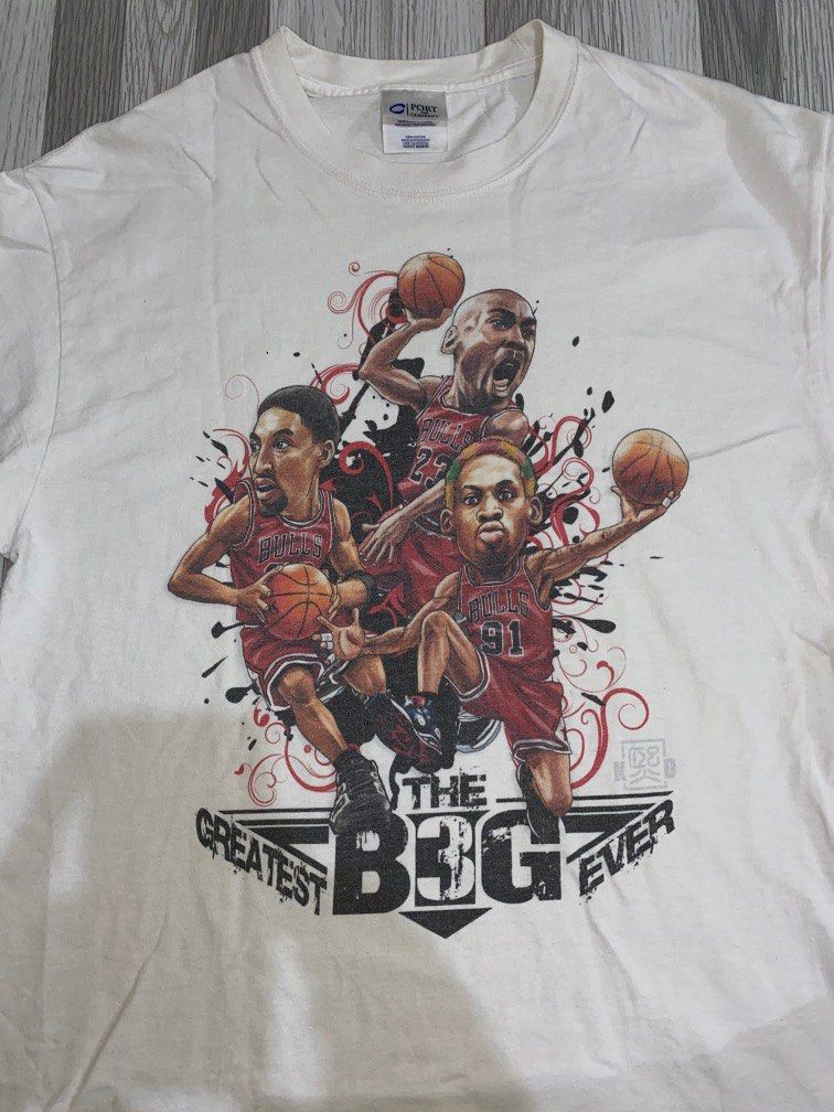 CHICAGO BULLS BIG 3, Men's Fashion, Tops & Sets, Tshirts & Polo Shirts ...