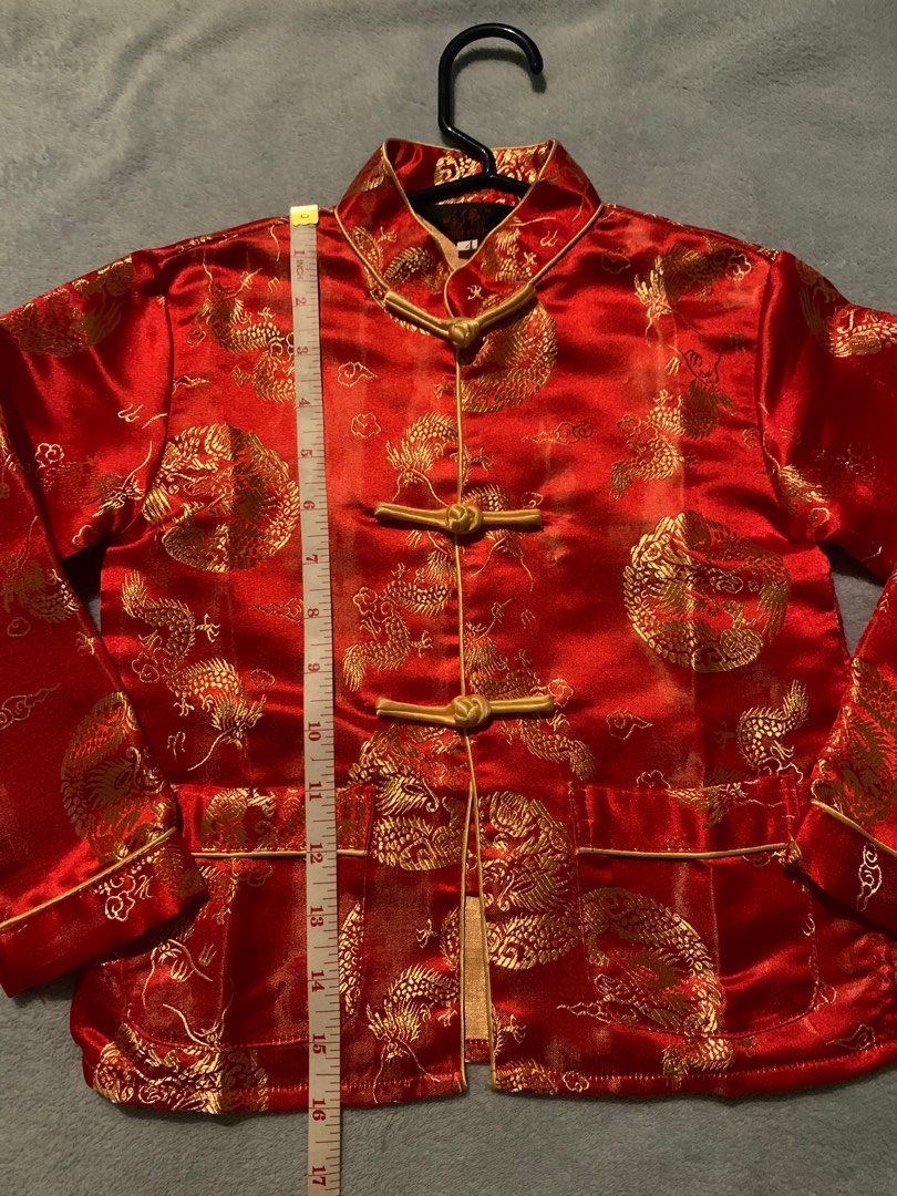 Chinese / CNY Costume Kids- Red, Babies & Kids, Babies & Kids Fashion ...