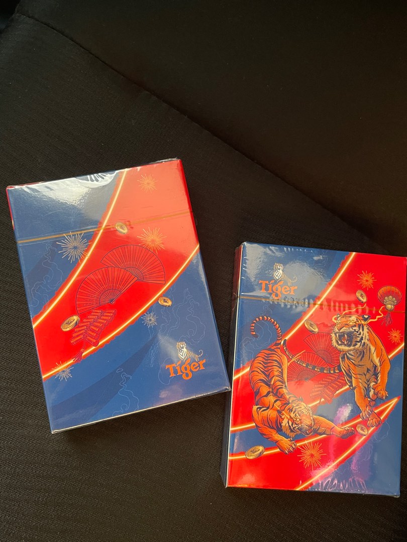 CNY tiger 2024 poker card limited edition, Hobbies & Toys, Collectibles ...
