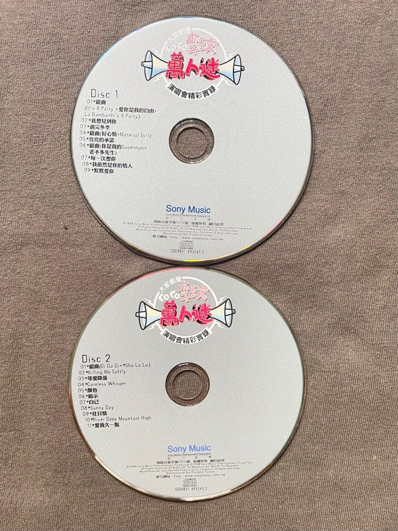COCO 李玟 - 萬人迷演唱會精彩實錄 （ 2CD ）, Hobbies & Toys, Music & Media, CDs & DVDs on Carousell