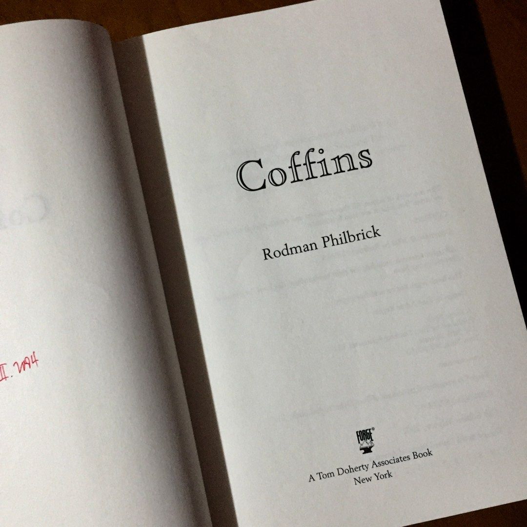 Coffins by Rodman Philbrick (Horror), Hobbies & Toys, Books & Magazines ...