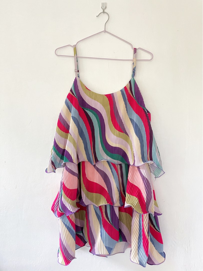 Colorful Party Dress, Women's Fashion, Dresses & Sets, Dresses on Carousell