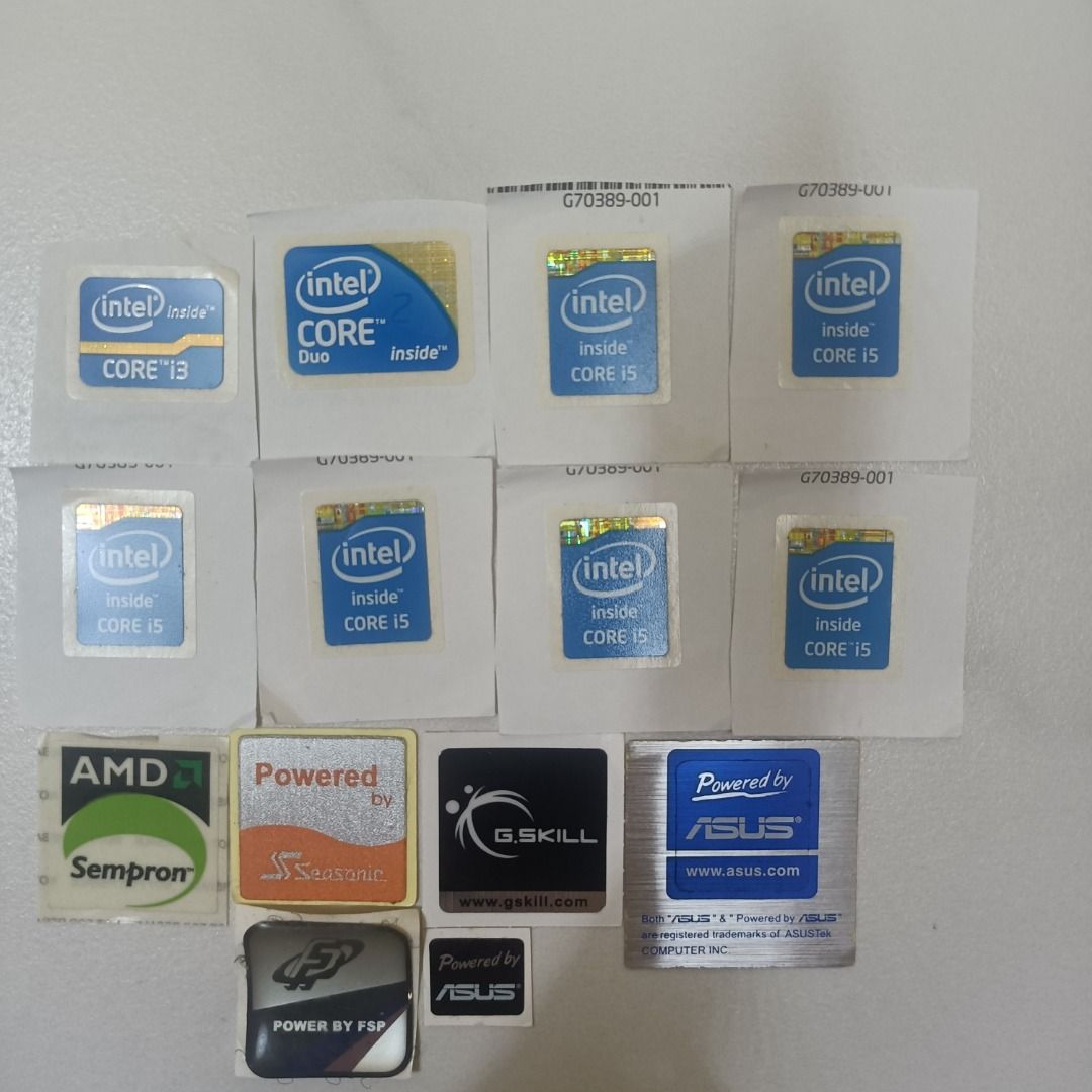 Computer Parts Sticker, Computers & Tech, Parts & Accessories, Computer ...