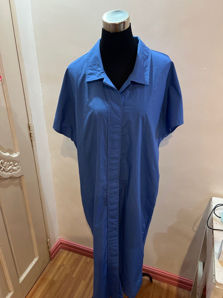 COS Blue Dress, Women's Fashion, Dresses & Sets, Dresses on Carousell