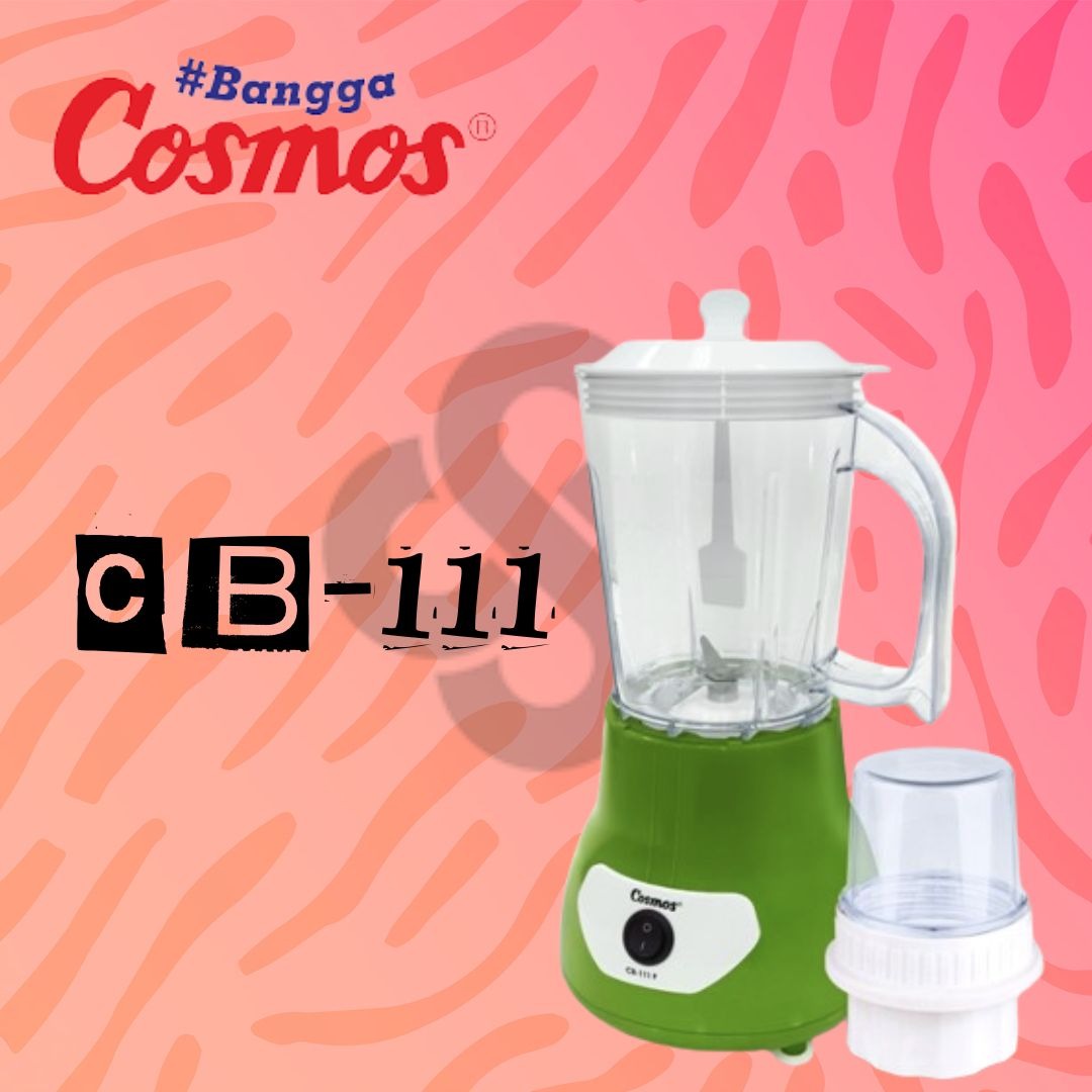 Cosmos CB111 CB-111 CB 111 Blender 1 Liter 2in1 380 Watt Plastik Green ...