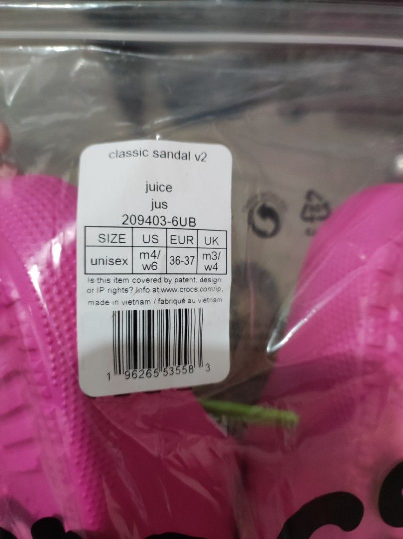 Crocs Classic Sandal V2 original in juice color, Women's Fashion ...