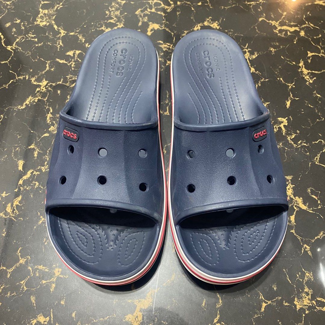 CROCS UNISEX BAYABAND SLIDE, Men's Fashion, Footwear, Slippers & Slides on Carousell