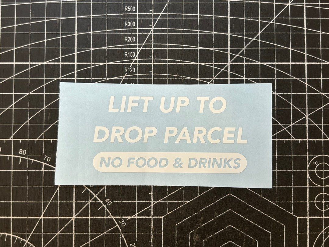 Custom Decals For KILOV Box Parcel Box Food Box Delivery Box High ...