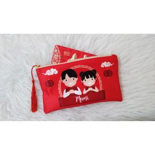 CUSTOMISED RED PACKET RED WALLET RED ENVELOPE MONEY POUCH MONEY WALLET ...