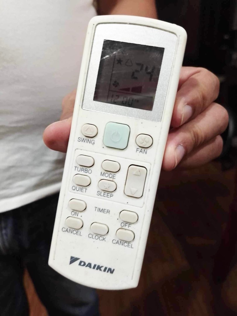 Daikin Air Con Remote Control Split Type, TV & Home Appliances, Air ...