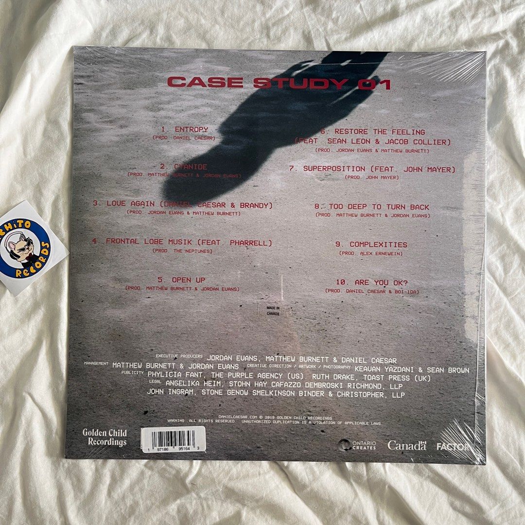 Daniel Caesar - Case Study 01 (Newbury Exclusive Orange Vinyl - Limited to 500 copies), Hobbies ...