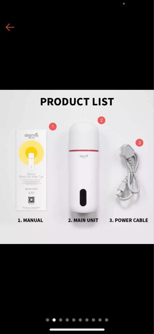 Deerma Smart Pot Kettle Teko Listrik Portable 350ml - DEM-DR035, Desain & Kerajinan Tangan, Alat ...