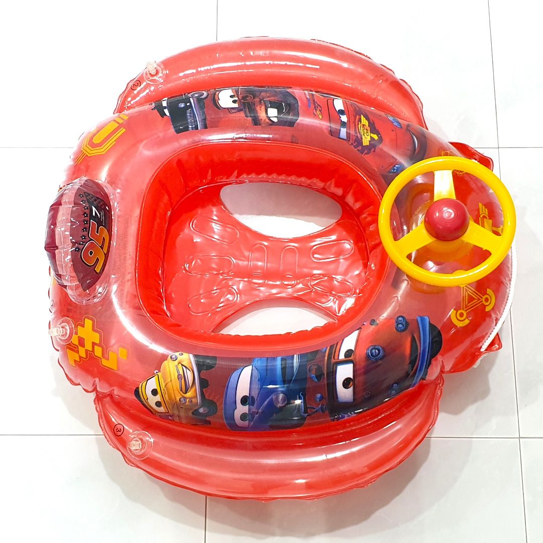 [Deliver to Door Step] Disney Cars Inflatable Swimming Ring Baby Float ...