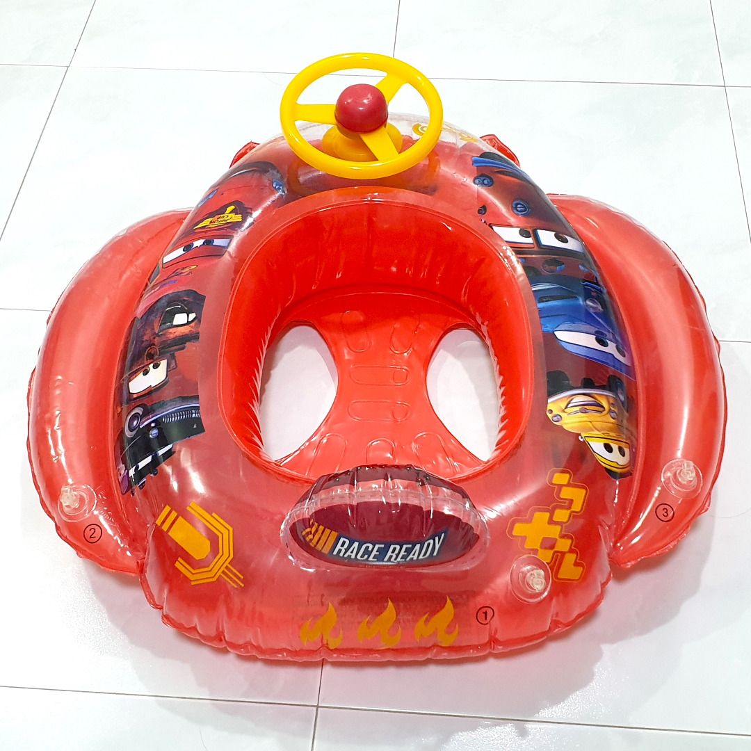 [Deliver to Door Step] Disney Cars Inflatable Swimming Ring Baby Float ...