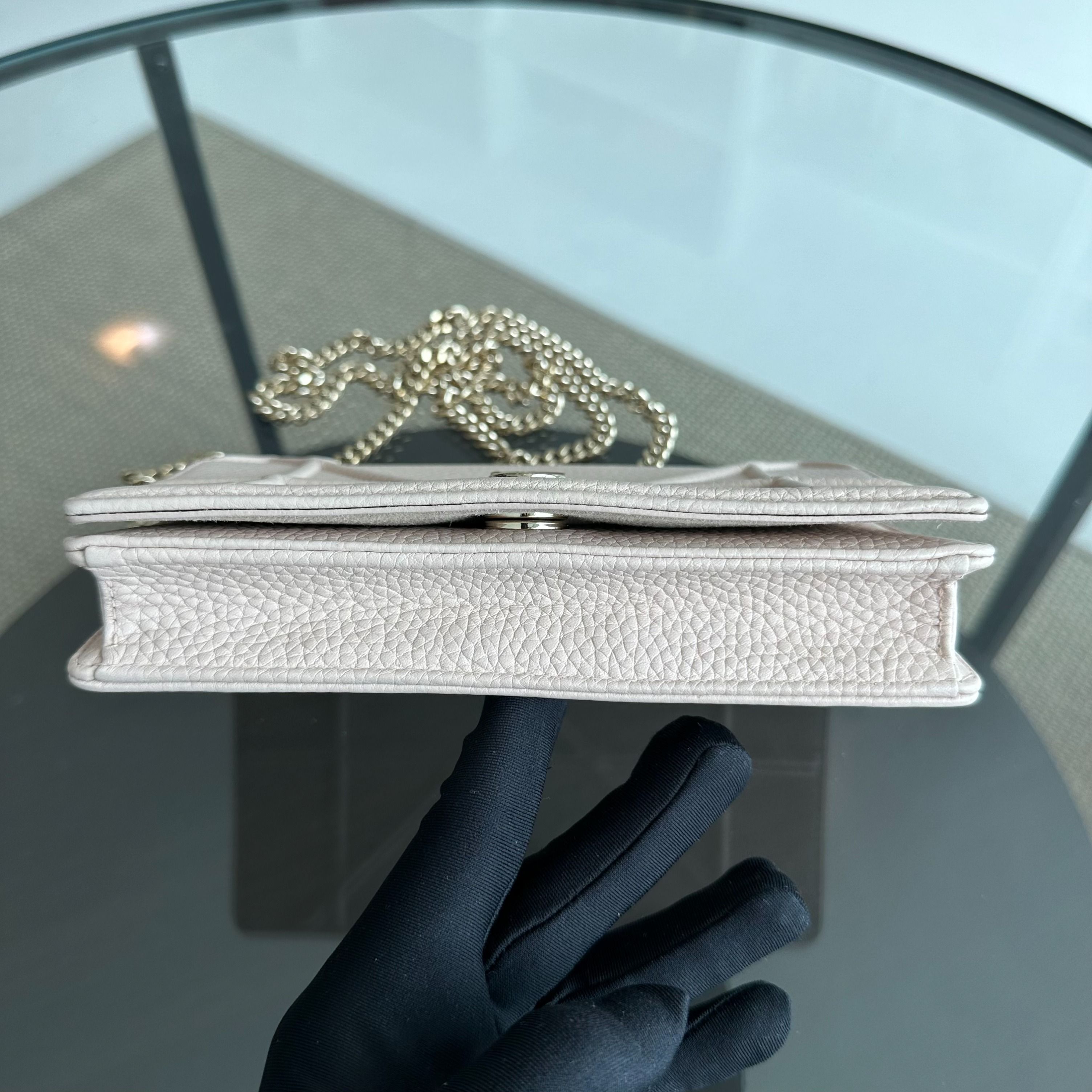 Dior WOC Diorama Ama Wallet On Chain Sakura Pink GHW, Luxury, Bags ...