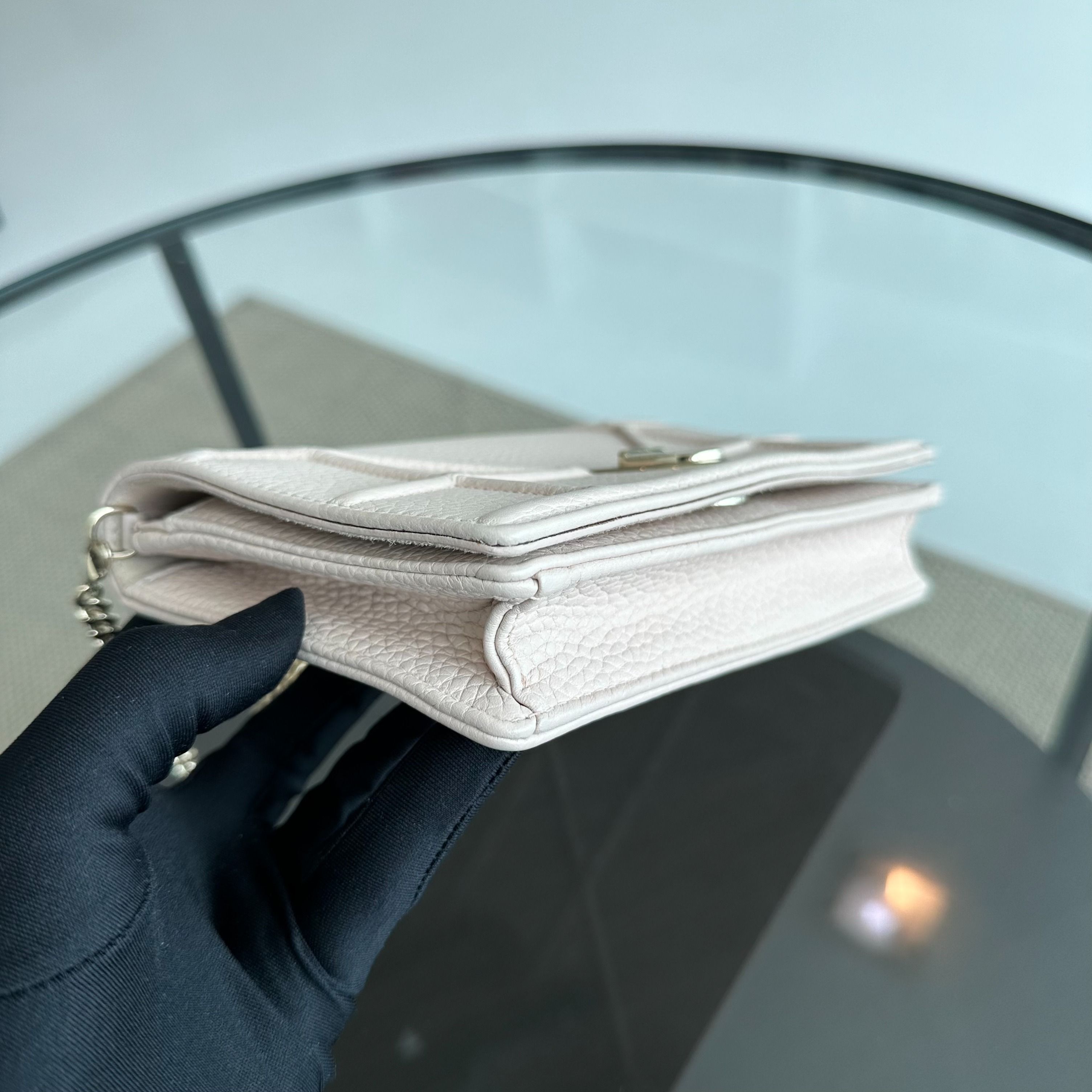 Dior WOC Diorama Ama Wallet On Chain Sakura Pink GHW, Luxury, Bags ...