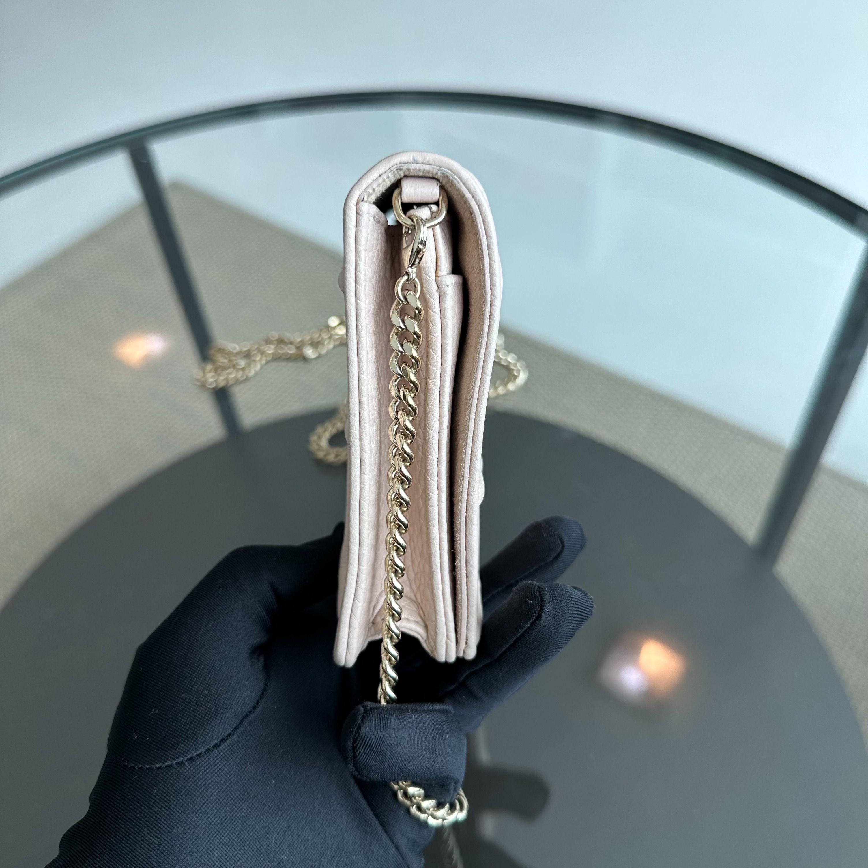 Dior WOC Diorama Ama Wallet On Chain Sakura Pink GHW, Luxury, Bags ...