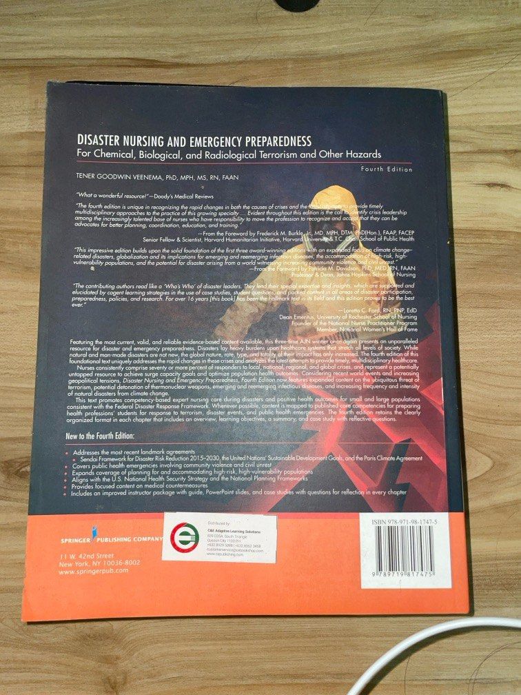 Disaster Nursing and Emergency Preparedness 4th ed. For Chemical ...