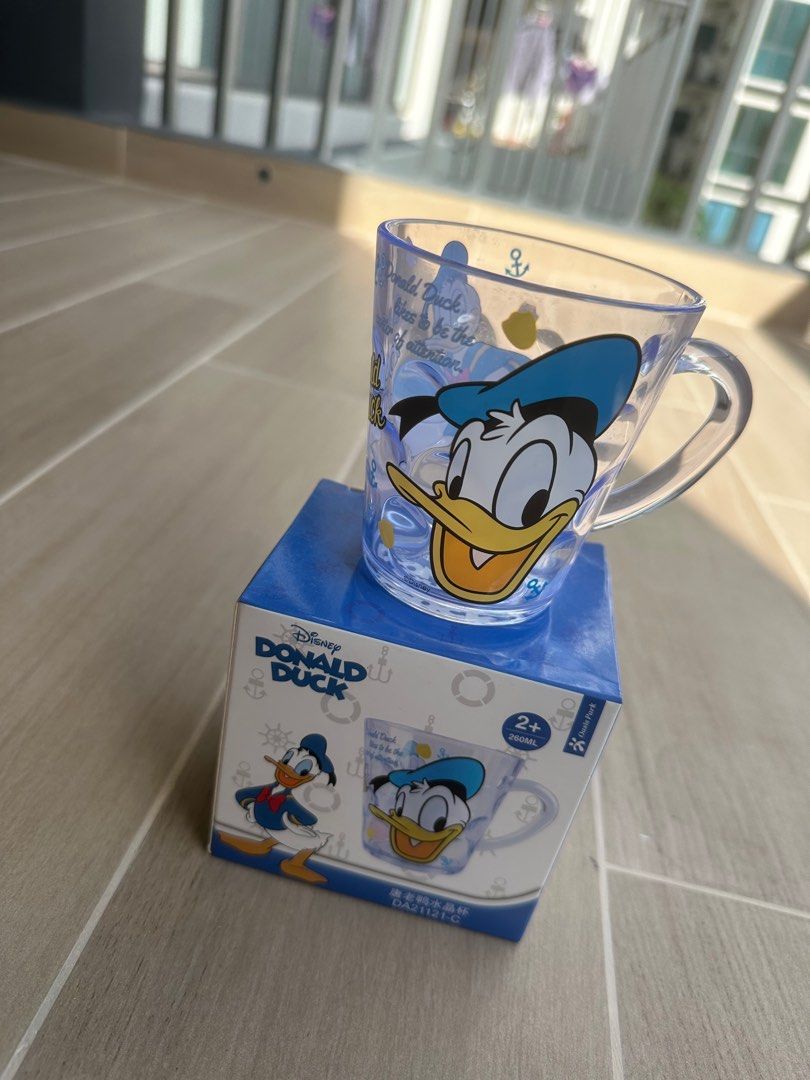 Disney Donald Duck Plastic Cup (original), Furniture & Home Living ...