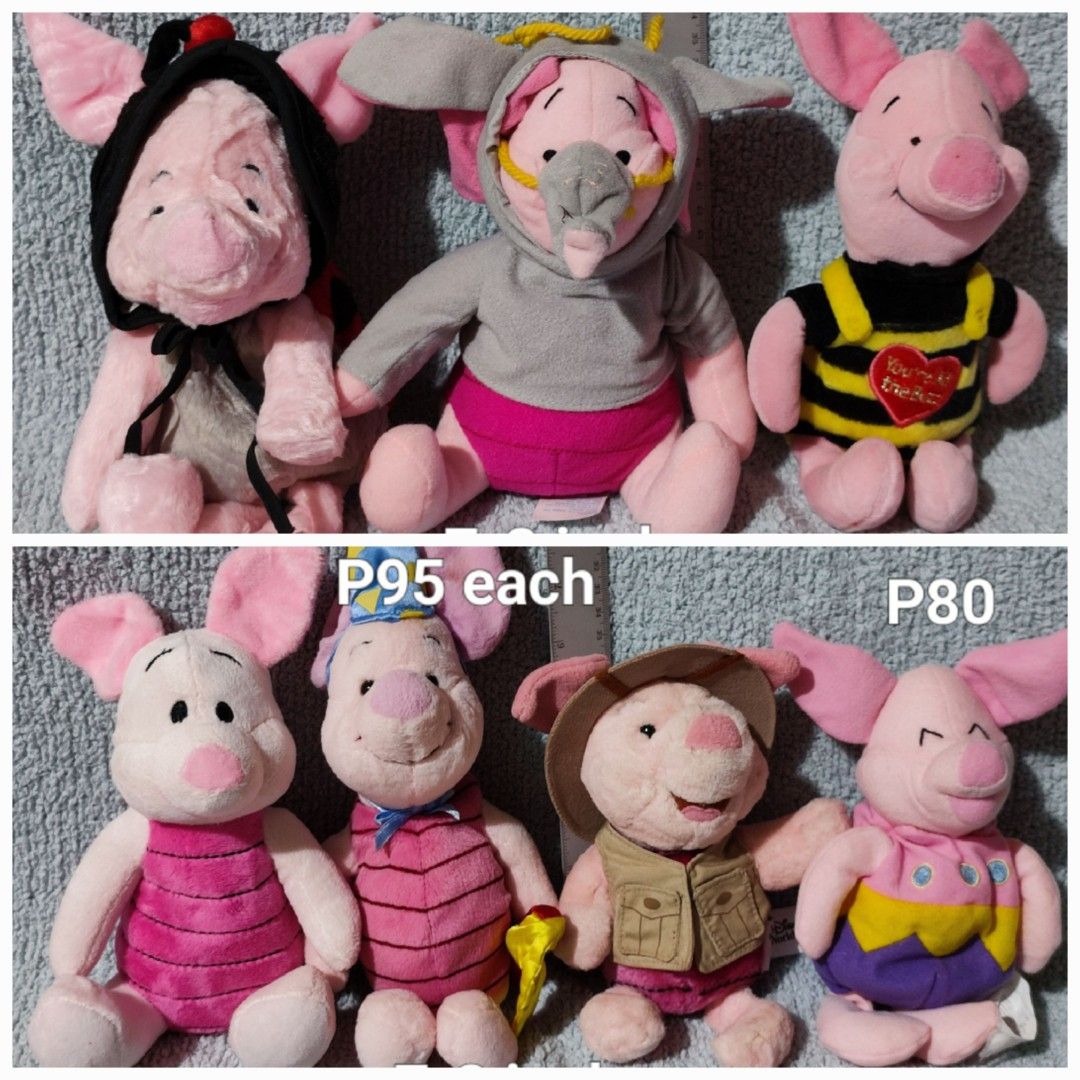 Disney's PIGLET Stuffed Toys set 1, Hobbies & Toys, Toys & Games on ...