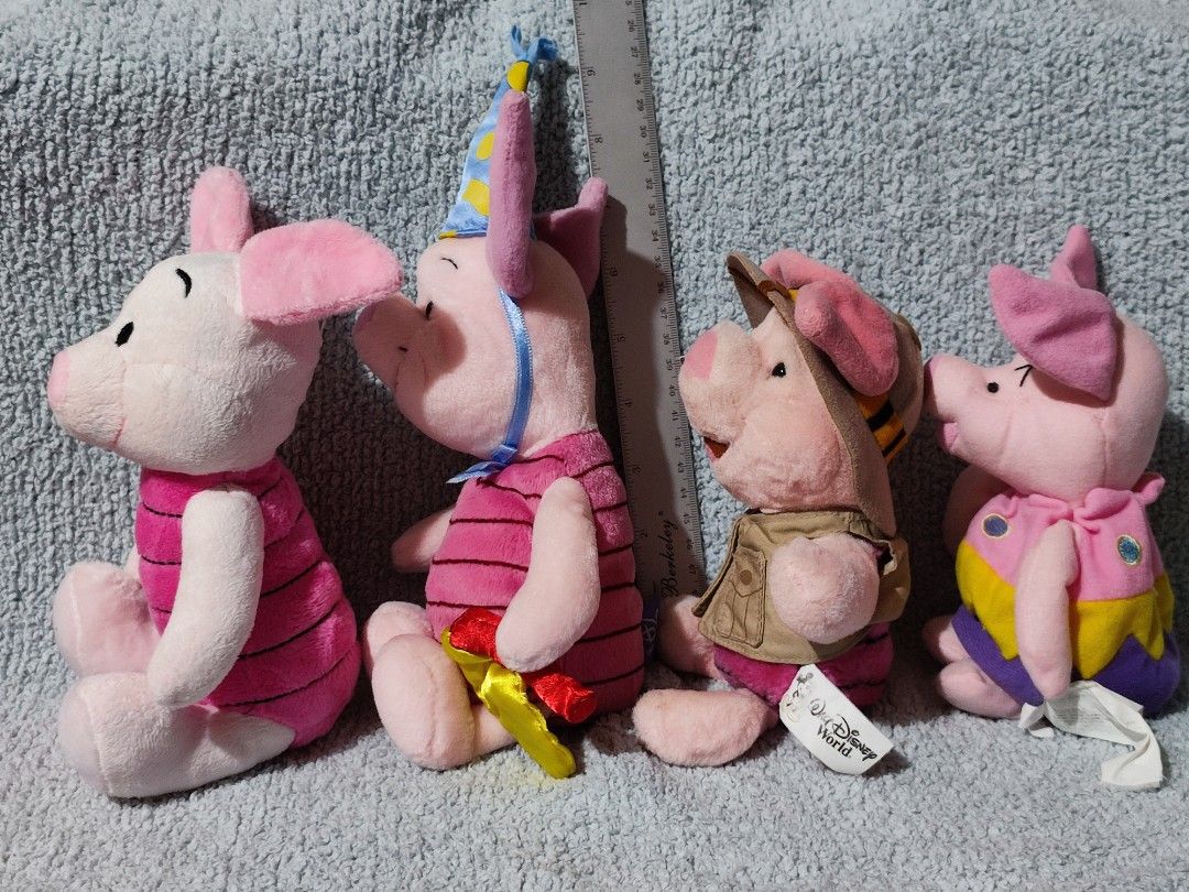 Disney's PIGLET Stuffed Toys set 1, Hobbies & Toys, Toys & Games on ...
