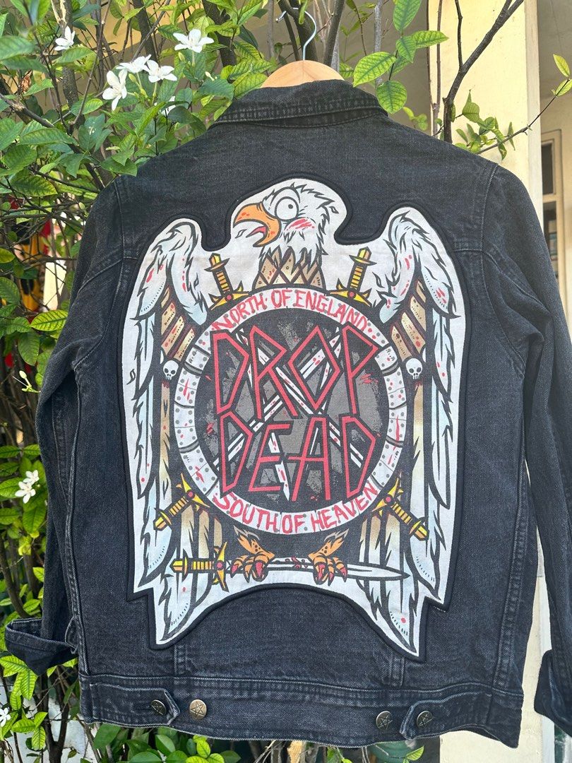 Drop Dead Slayer Denim Jacket, Men's Fashion, Coats, Jackets and ...