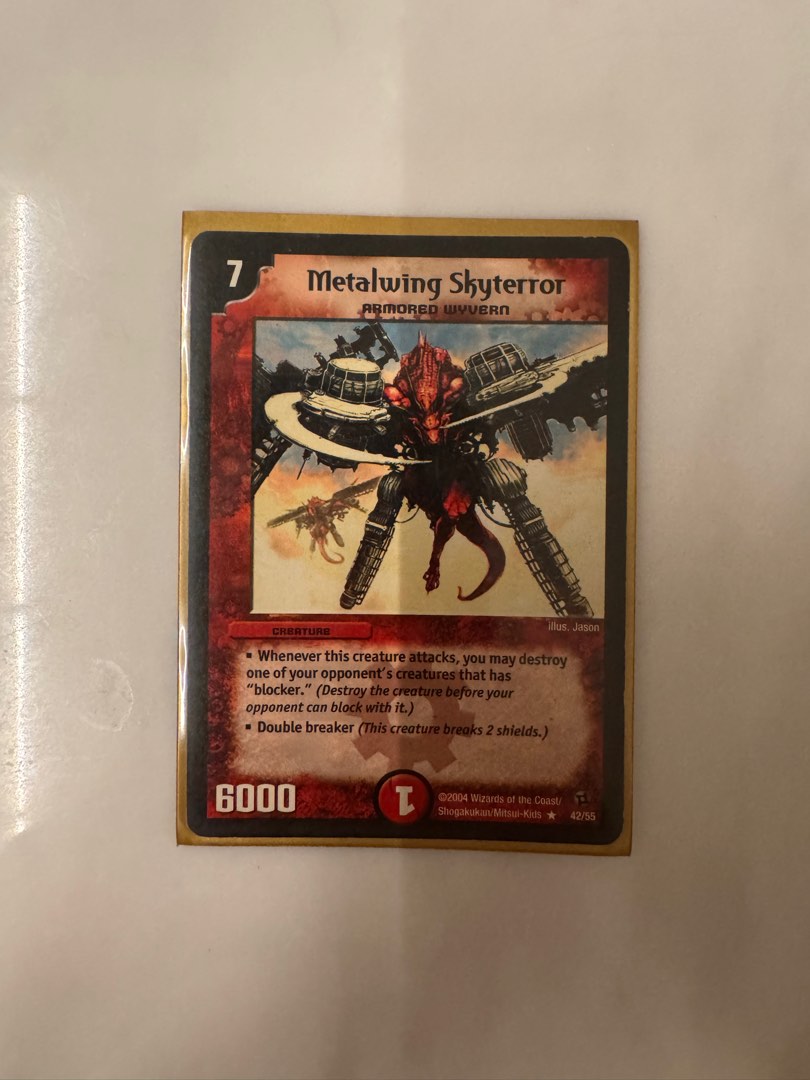 Duel Master Metalwing Skyterror, Hobbies & Toys, Toys & Games on Carousell