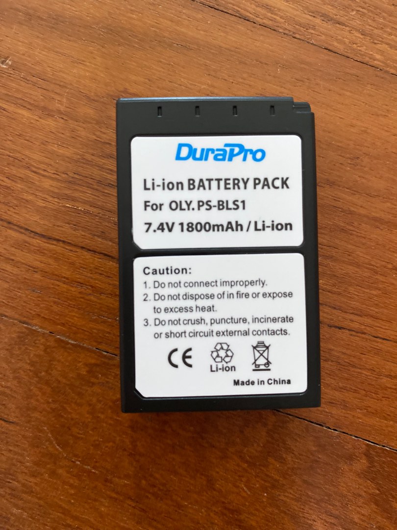 DuraPro Li-ion battery pack for OLS.PS-BLS1 compatible, Photography ...