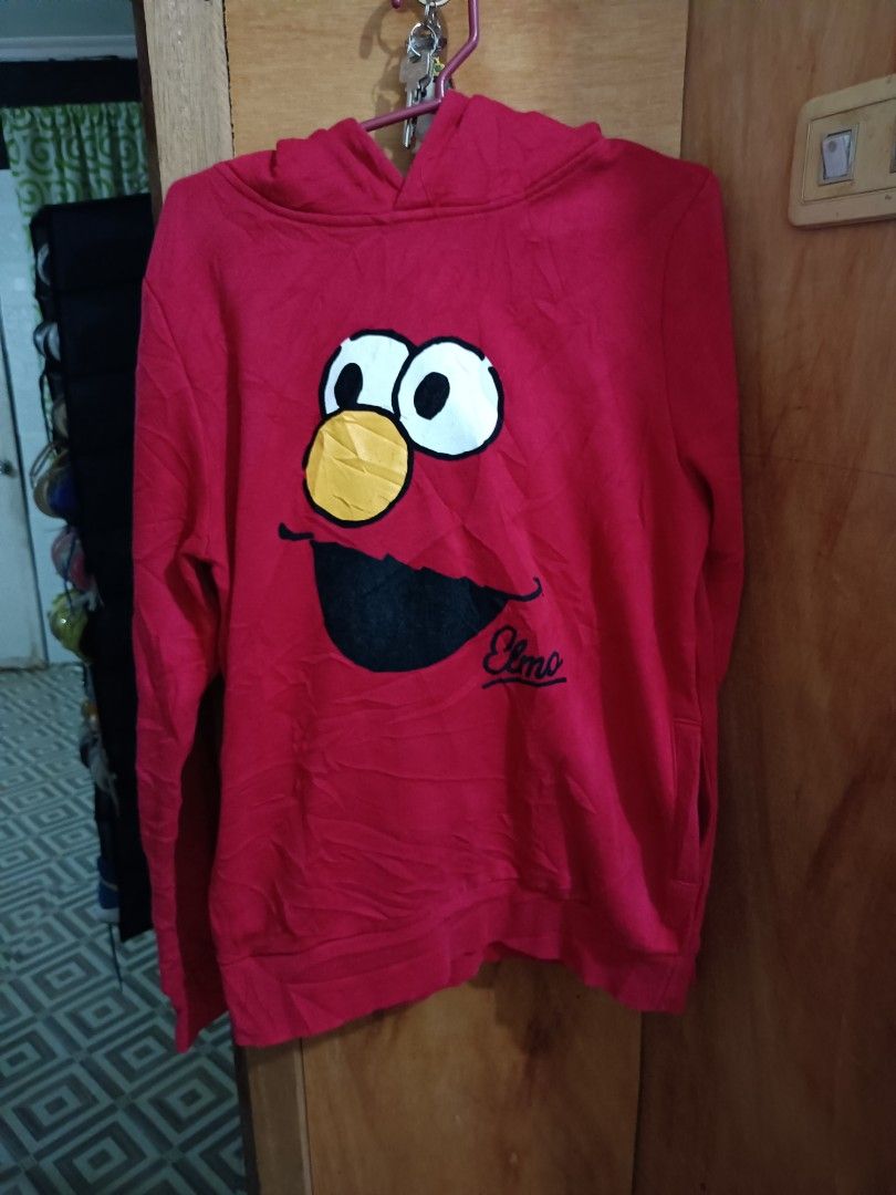 Elmo sesame street hoodie, Men's Fashion, Coats, Jackets and Outerwear ...