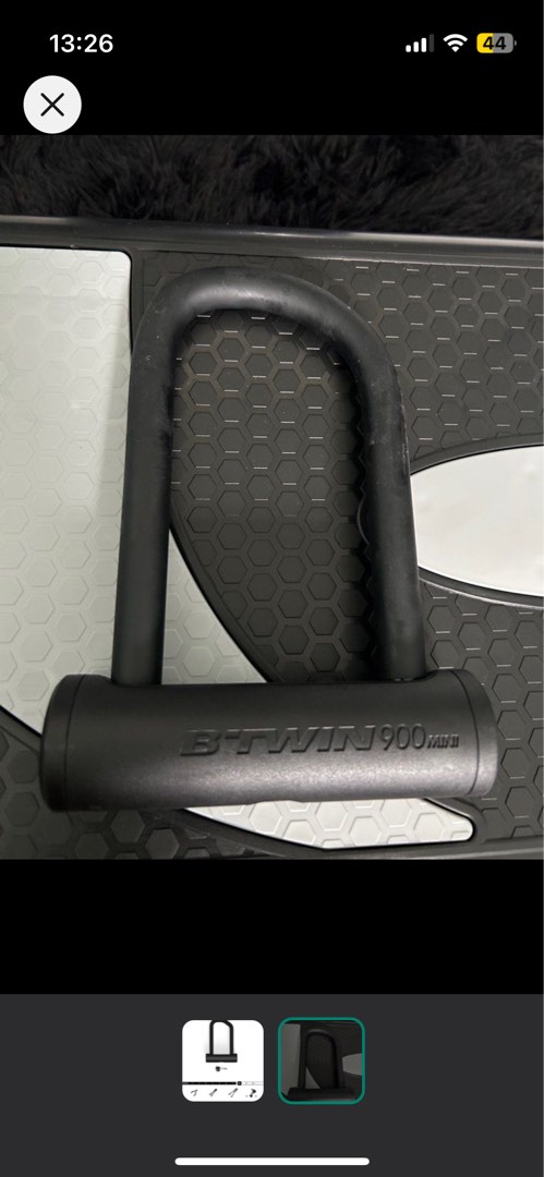 Elops 900 heavy duty bike lock, Sports Equipment, Bicycles & Parts ...