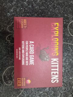 Card game exploding kittens, Hobbies & Toys, Toys & Games on Carousell