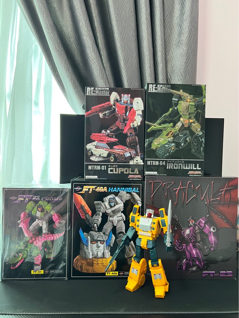 Fanstoys FT-18 Lupus FT-23 Dracula FT-51 Chomp FT-40 Hannibal Maketoys ...