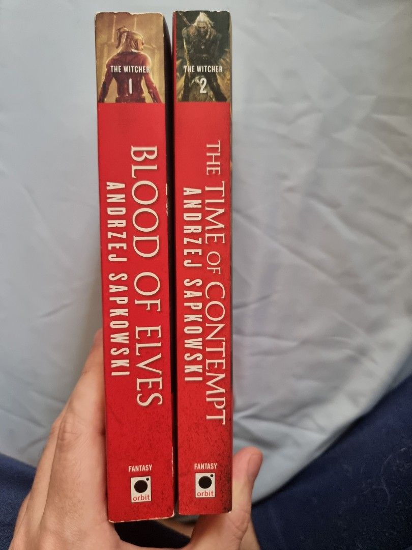 First 2 books of the Witcher series, Hobbies & Toys, Books & Magazines ...