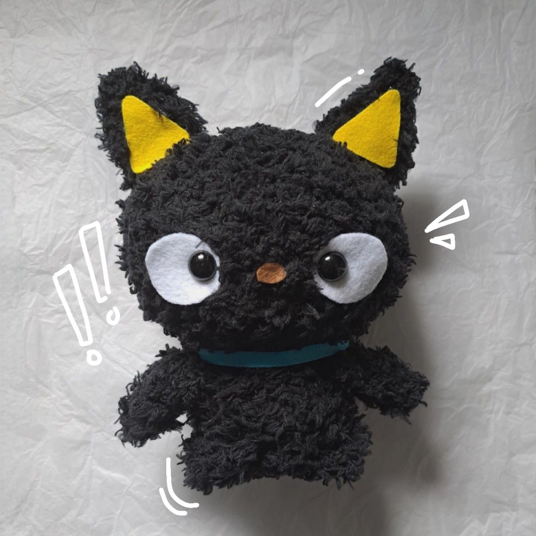 fluffy chococat crochet plushie, Hobbies & Toys, Stationery & Craft ...