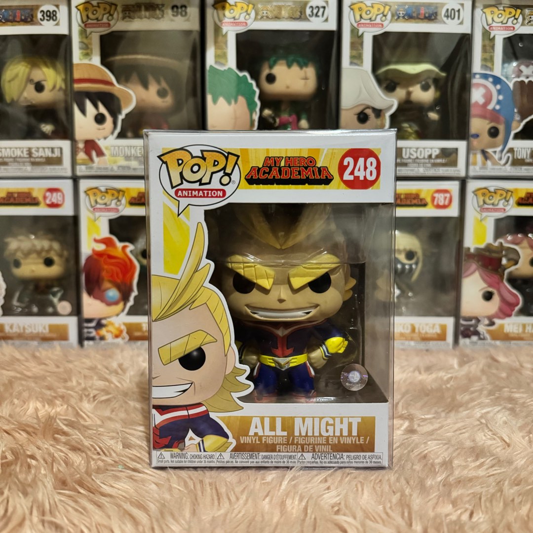 Funko POP: All Might 248, Hobbies & Toys, Toys & Games on Carousell