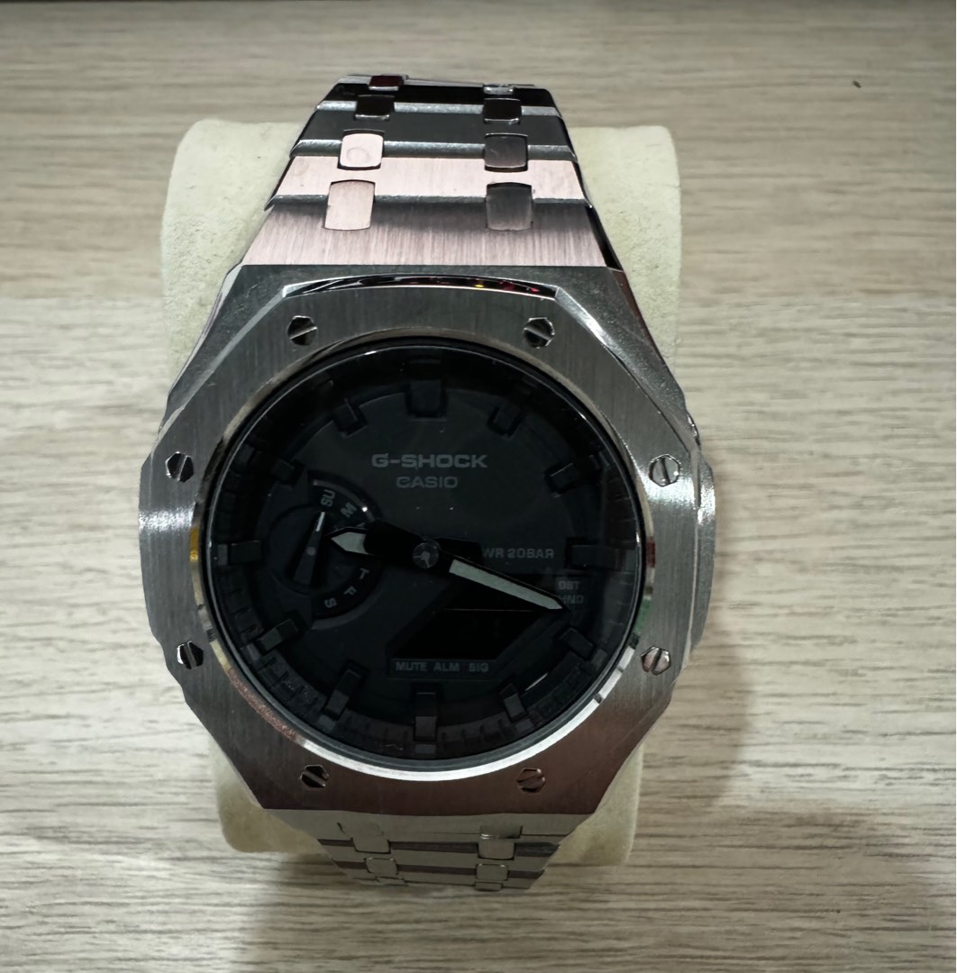 Gshock GA2100 Black Mod AP Royal Oak, Men's Fashion, Watches ...