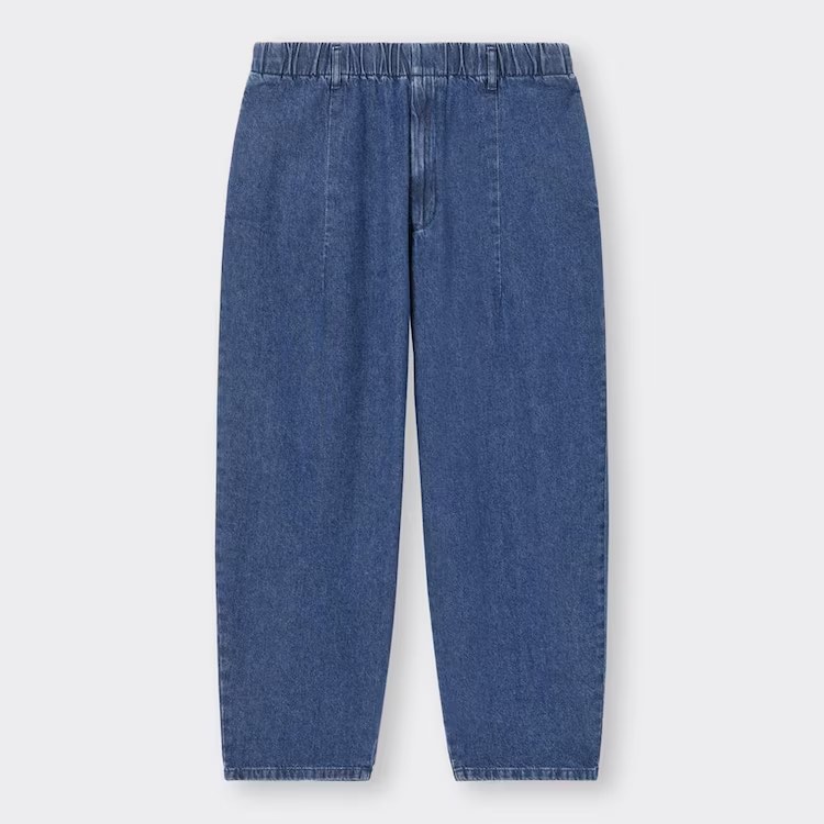 GU Balloon Denim Pants, Men's Fashion, Bottoms, Jeans on Carousell