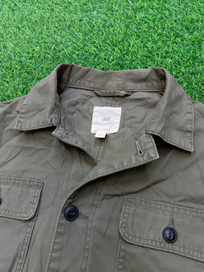 H&M military jacket, Men's Fashion, Coats, Jackets and Outerwear on ...