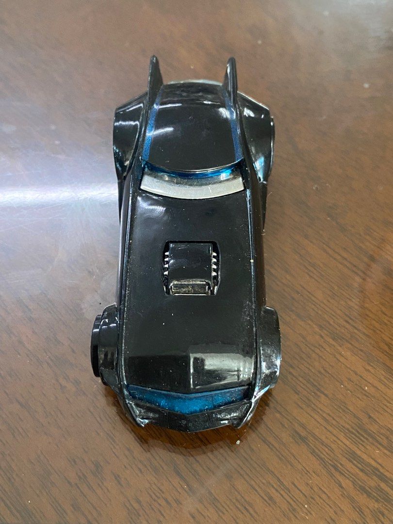 Hot Wheels Batman DC Comics s07 Animated Batmobile Blue Pin Stripes ...