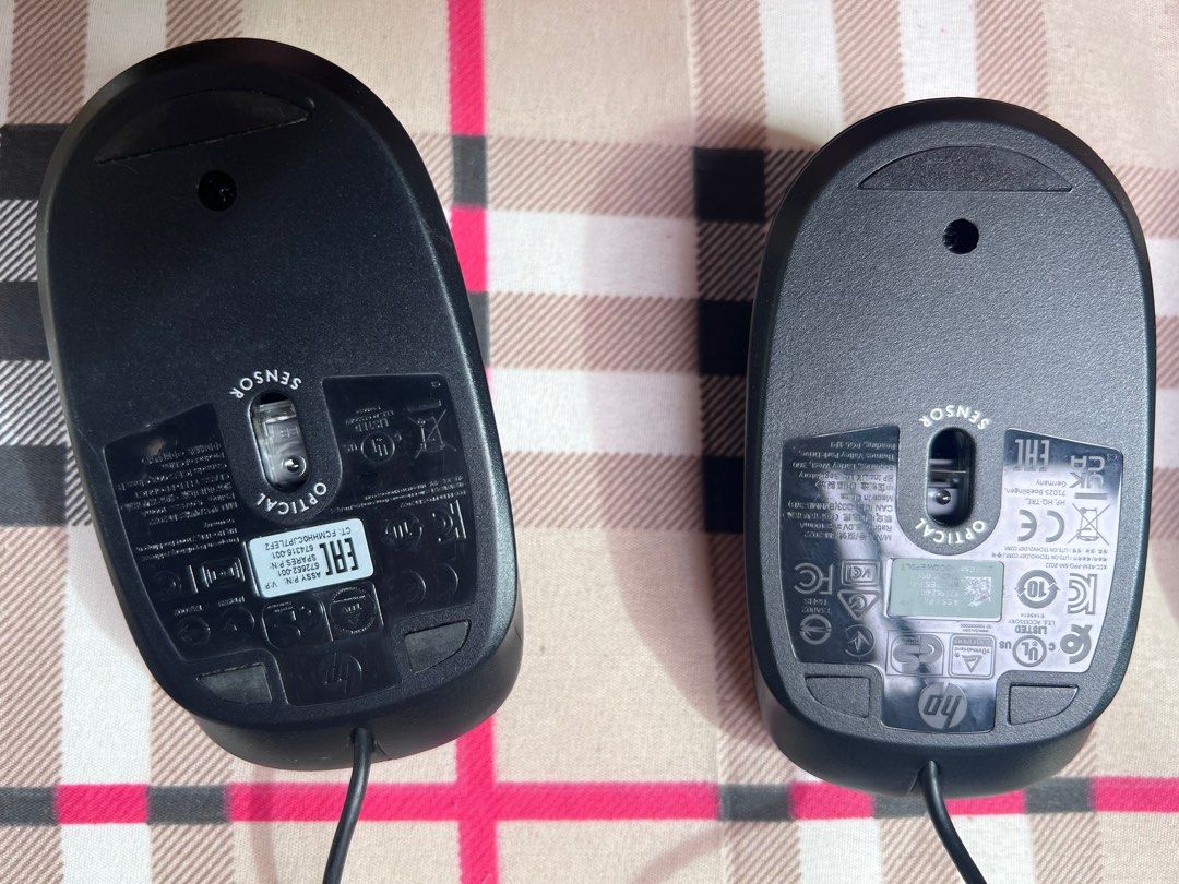 HP wire mouse, Computers & Tech, Parts & Accessories, Mouse & Mousepads ...