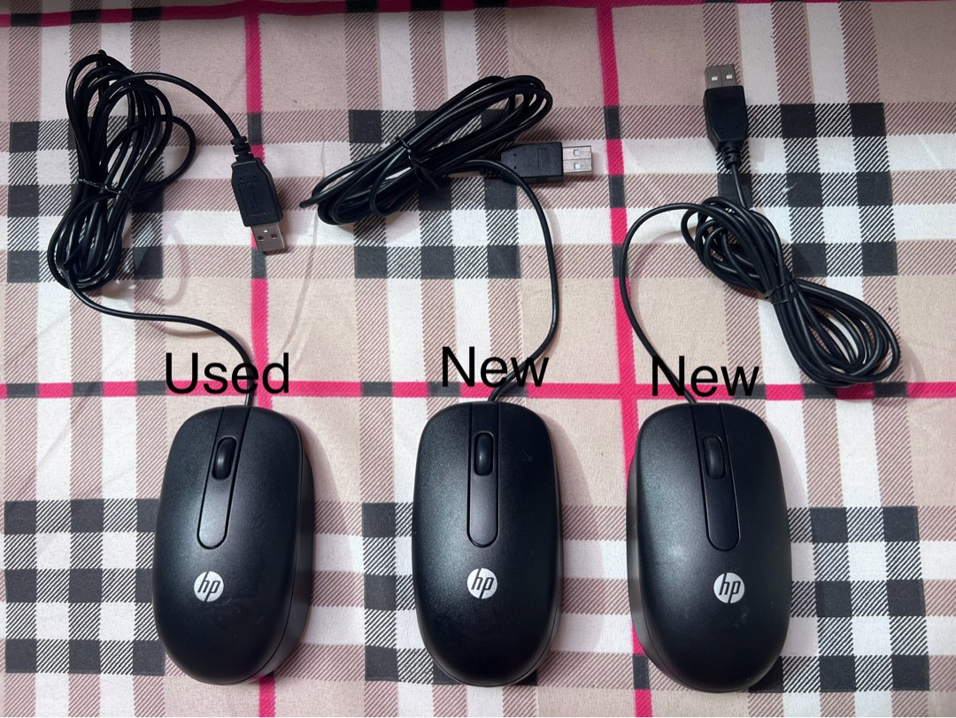 HP wire mouse, Computers & Tech, Parts & Accessories, Mouse & Mousepads ...
