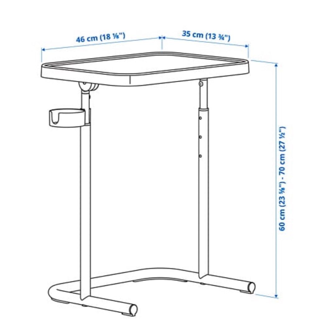 Ikea Bjorkasen Laptop Stand, Furniture & Home Living, Office Furniture & Fixtures on Carousell