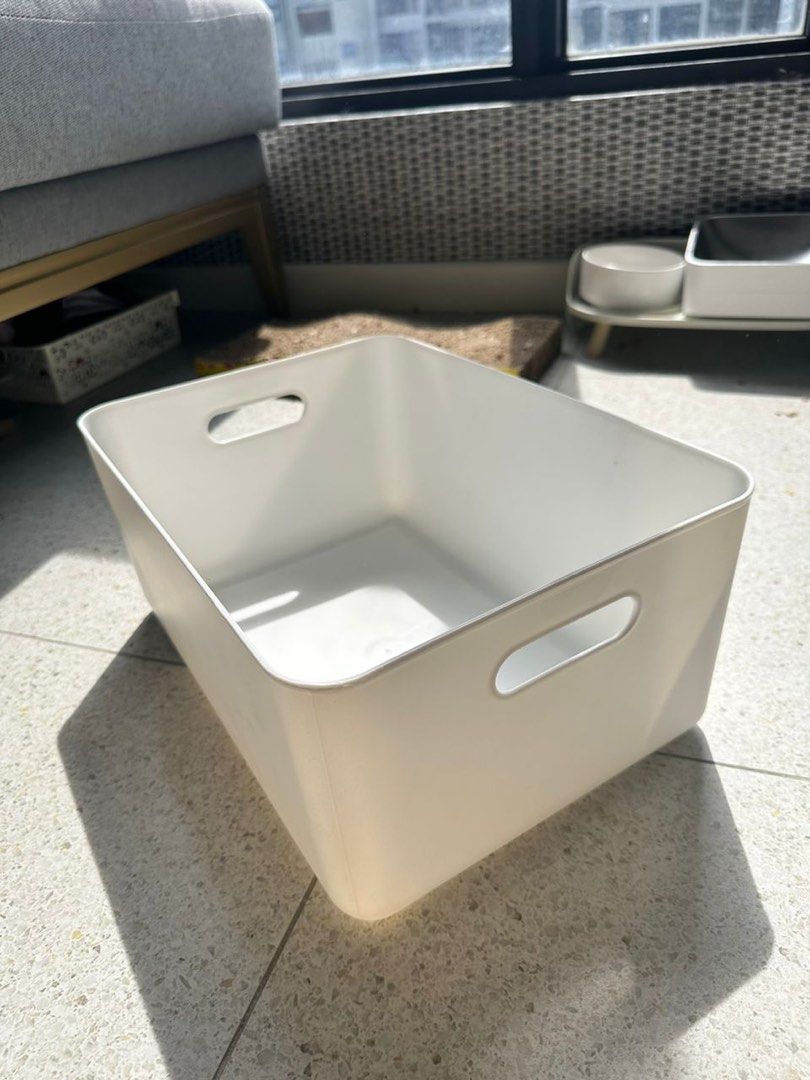 IKEA STORAGE CONTAINER BIN, Furniture & Home Living, Cleaning ...