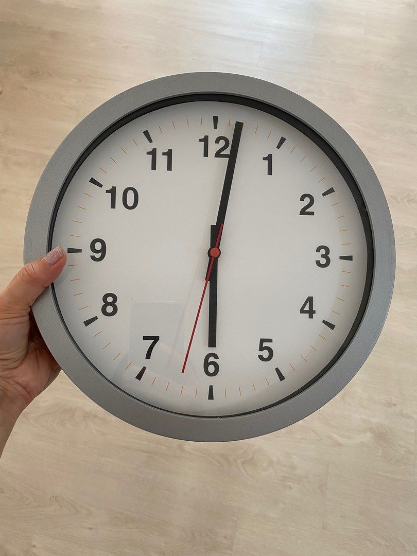 IKEA Wall Clock, Furniture & Home Living, Home Decor, Clocks on Carousell