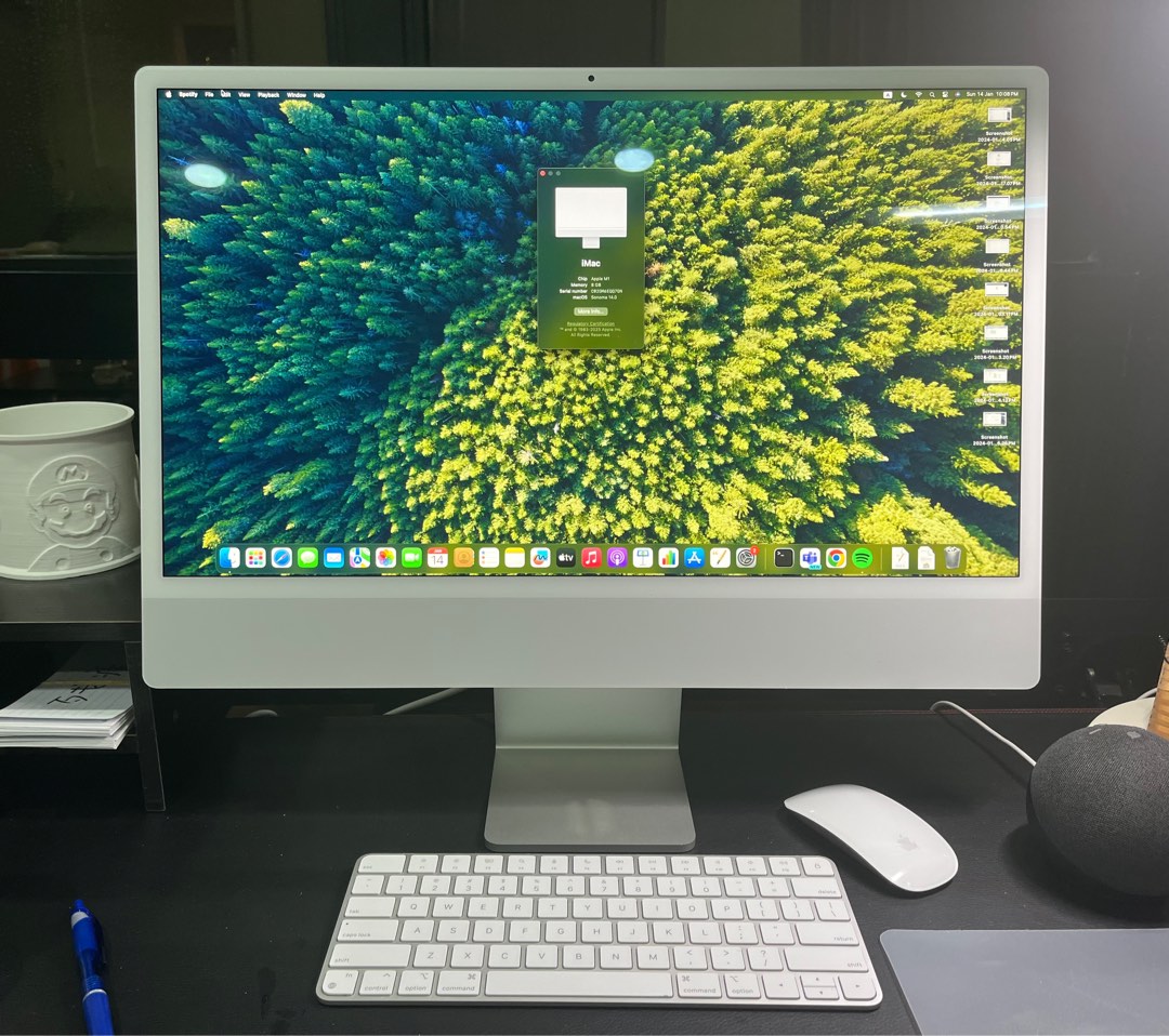 Apple iMac 24” M1 Chip, 8GB Ram, 256GB - Mint condition, like new ...