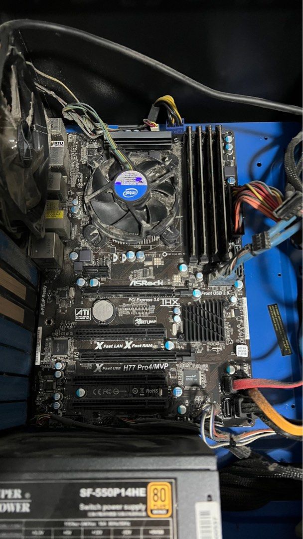 Intel 3570 CPU with GTX 1060 6GB GPU Tower 16GB RAM (no hard drive ...