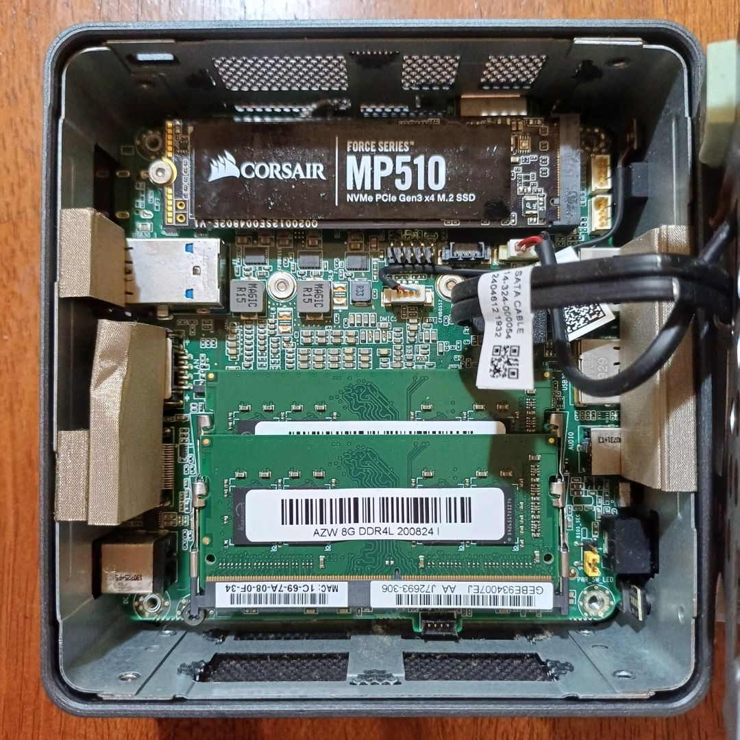 Intel NUC 16GB RAM 480GB M.2 SSD NUC8i3BEH mini PC kit, Computers ...