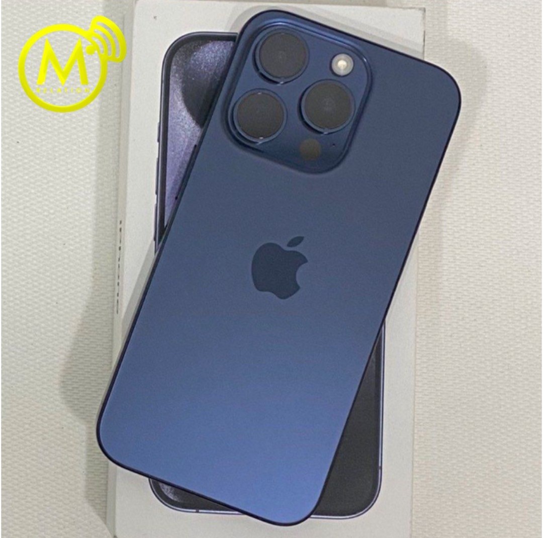 iPhone 15 Pro Blue Titanium 128GB, Mobile Phones & Gadgets, Mobile ...