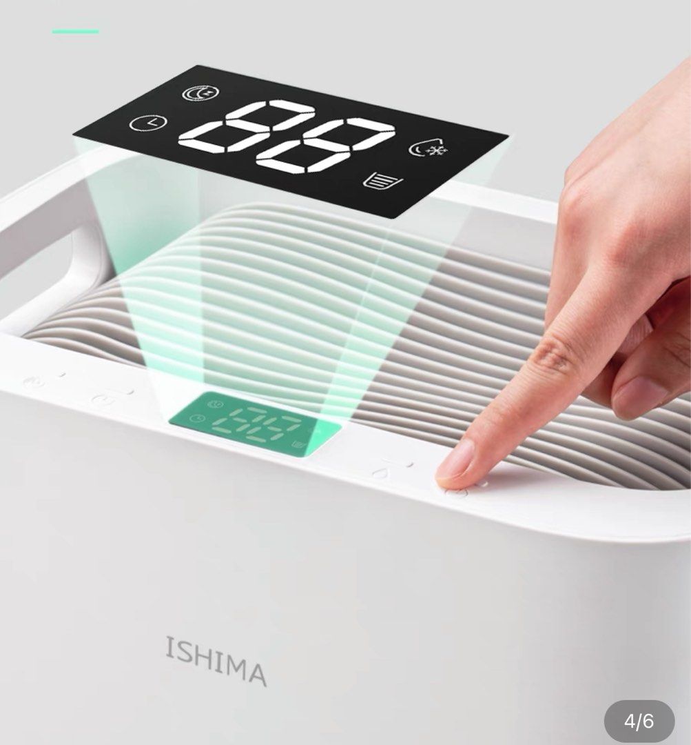 ISHIMA 13L DEHUMIDIFIER (ALMOST LIKE NEW) , TV & Home Appliances, Air ...